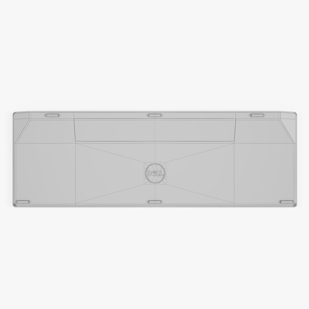 3D Dell Keyboard Multi-device Wireless - TurboSquid 1621880