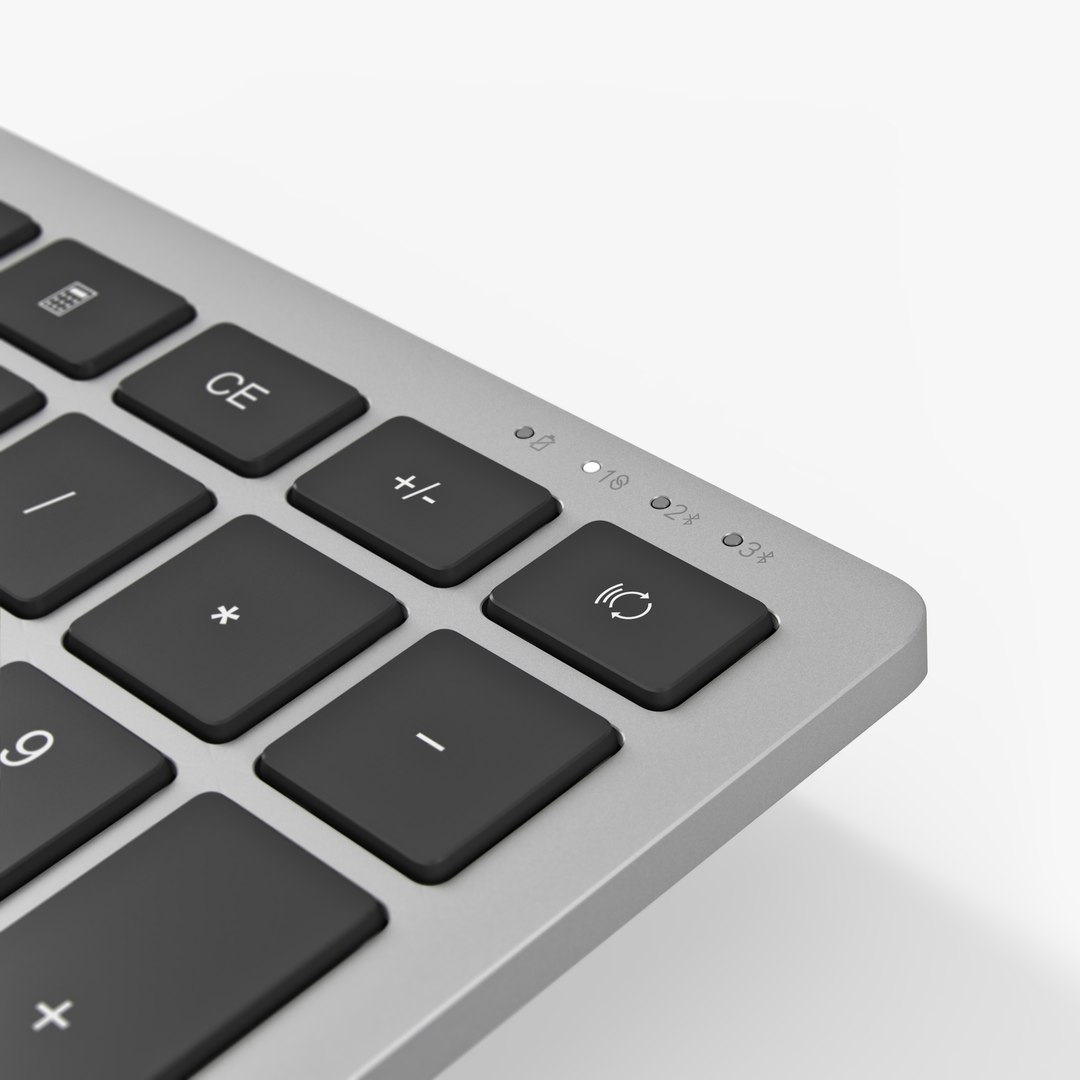 3D Dell Keyboard Multi-device Wireless - TurboSquid 1621880