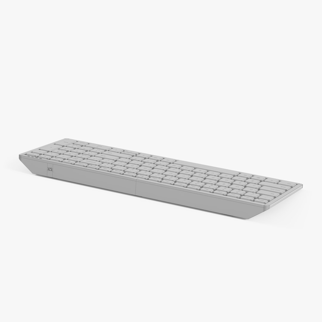 3D Dell Keyboard Multi-device Wireless - TurboSquid 1621880