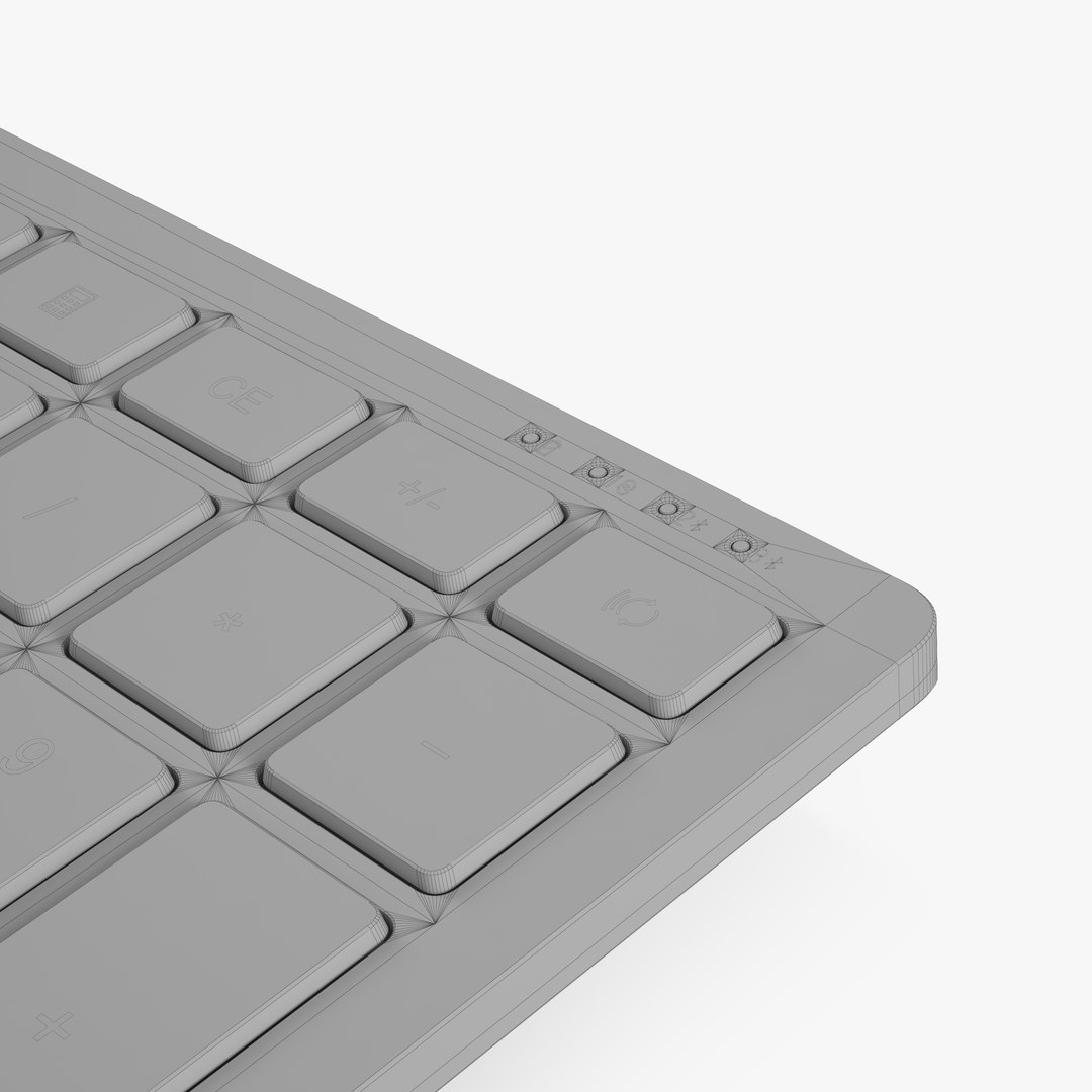 3D Dell Keyboard Multi-device Wireless - TurboSquid 1621880