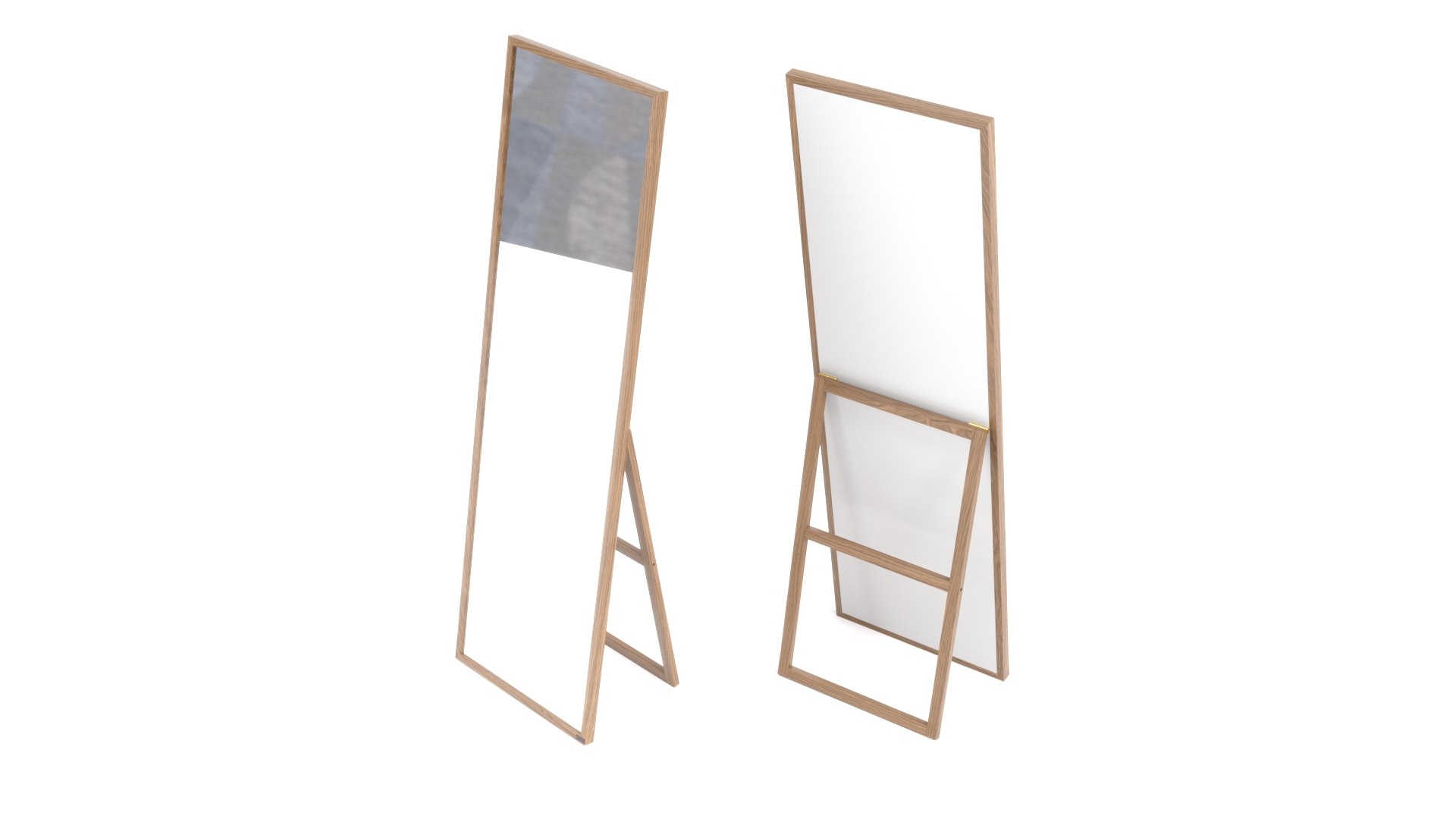 3D Made Standing Mirror - TurboSquid 2167697