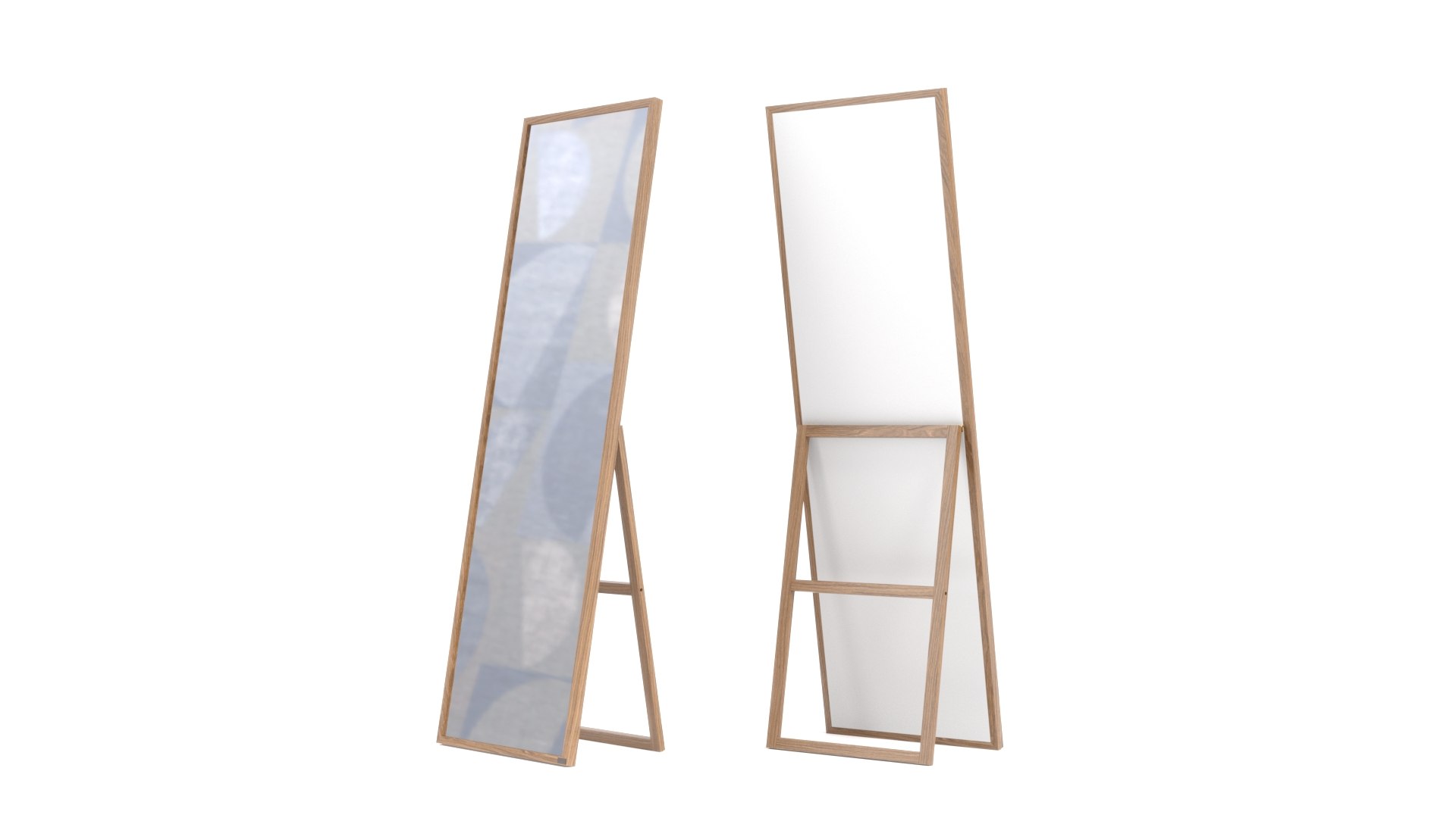 3D Made Standing Mirror - TurboSquid 2167697