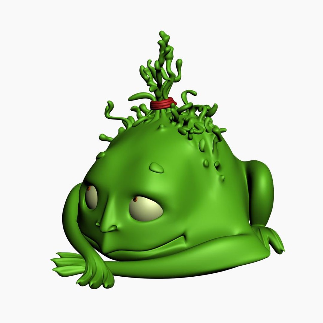 3d Model Green Pixie Toy