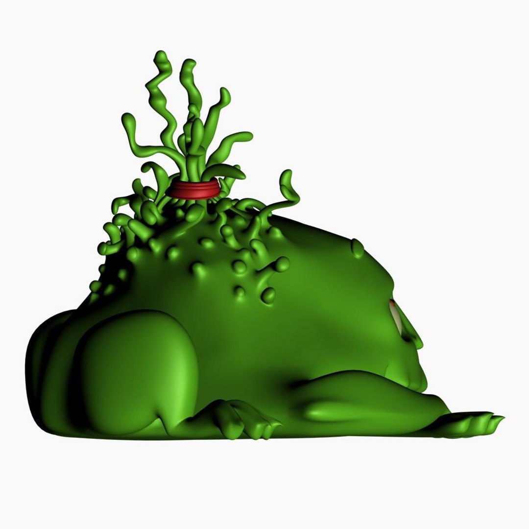 3d Model Green Pixie Toy