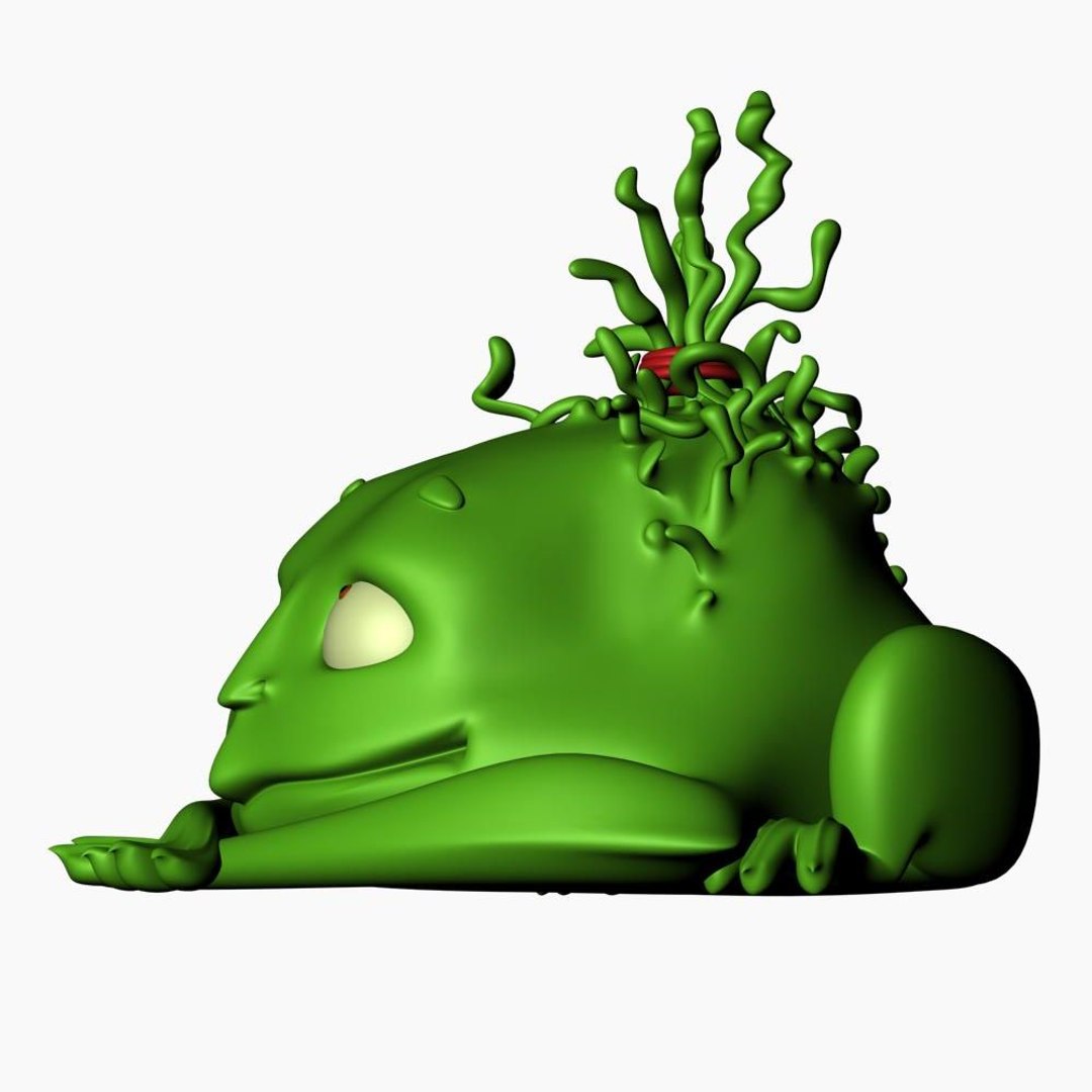 3d Model Green Pixie Toy