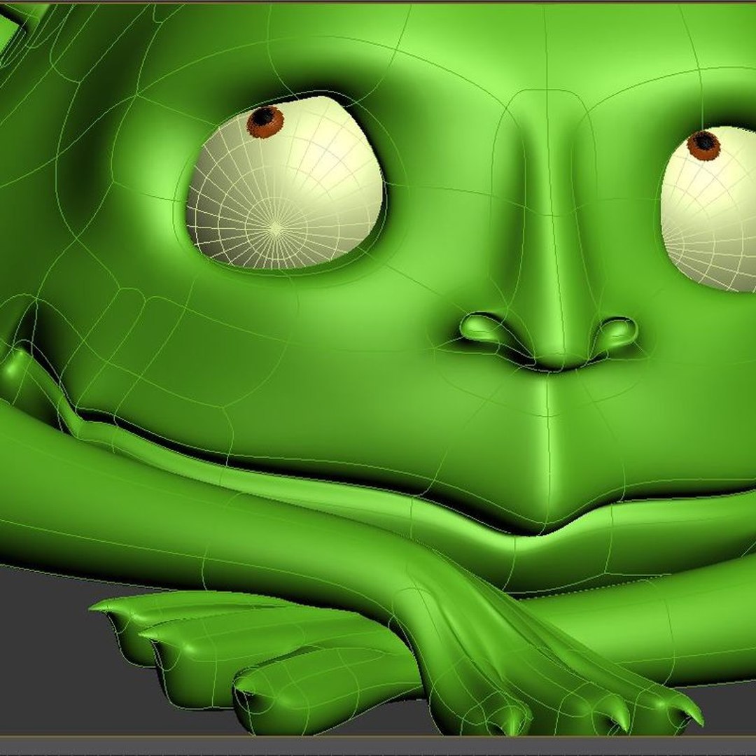 3d Model Green Pixie Toy