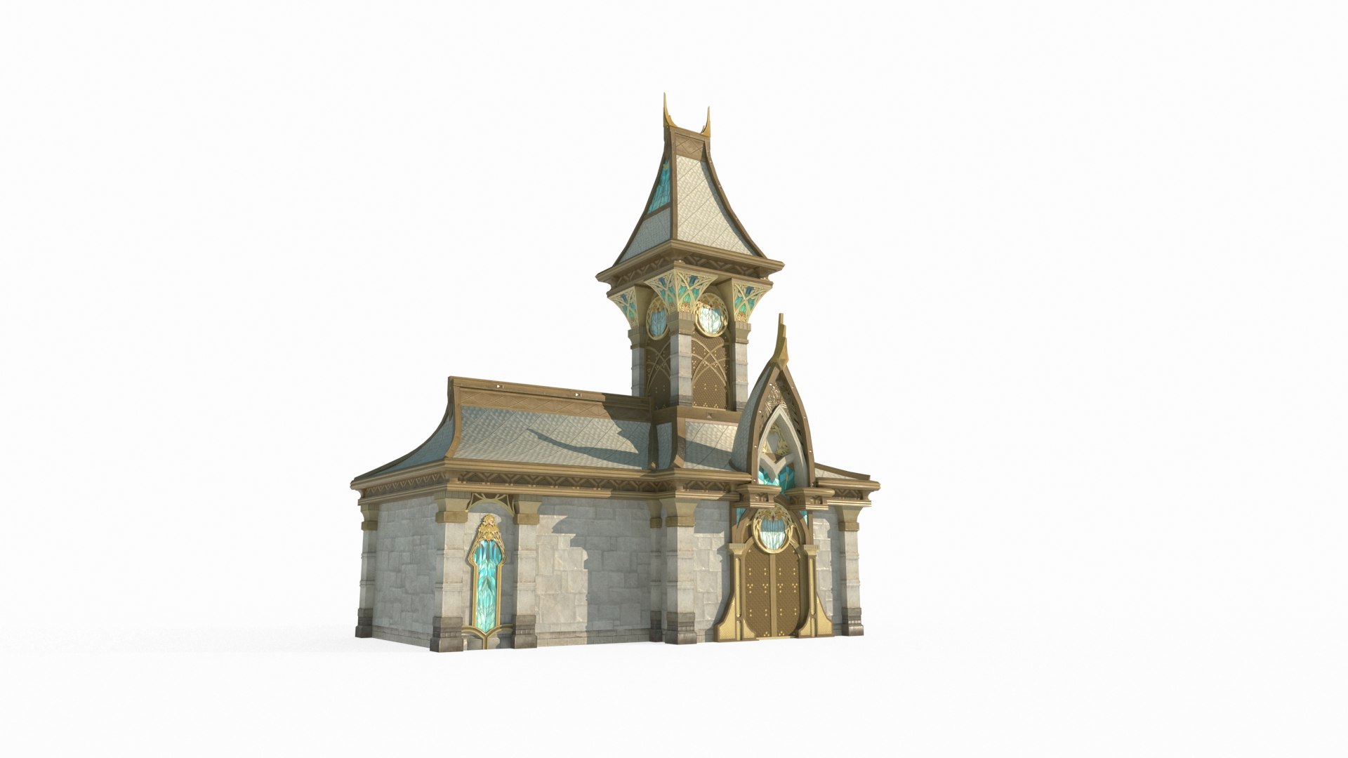 3D Model Magic Style Architecture - TurboSquid 2096115