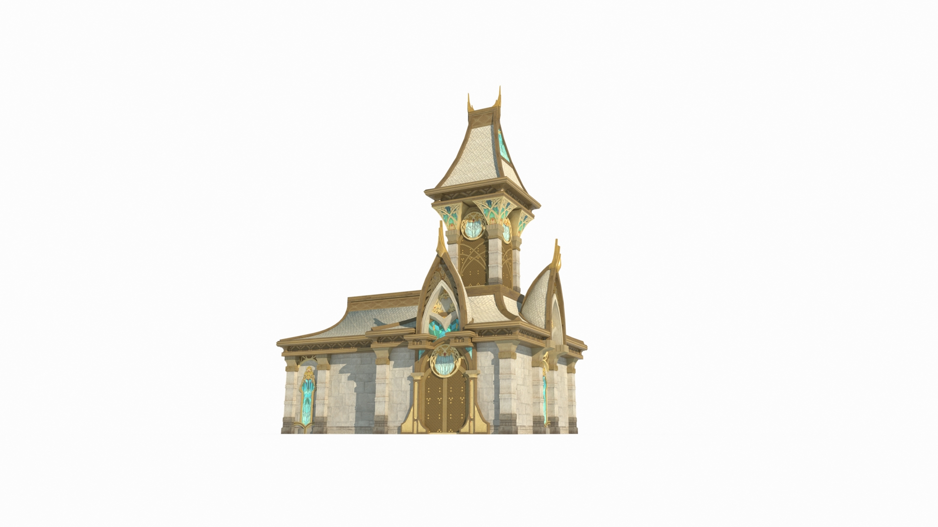 3D Model Magic Style Architecture - TurboSquid 2096115