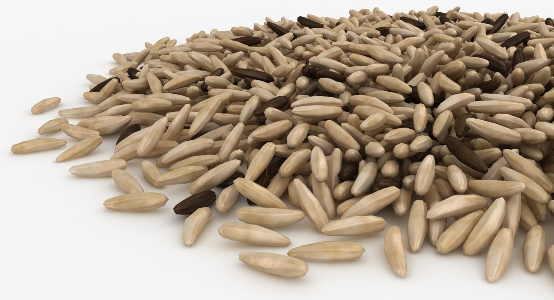 3D Realistic Brown Rice 3 - TurboSquid 1170719