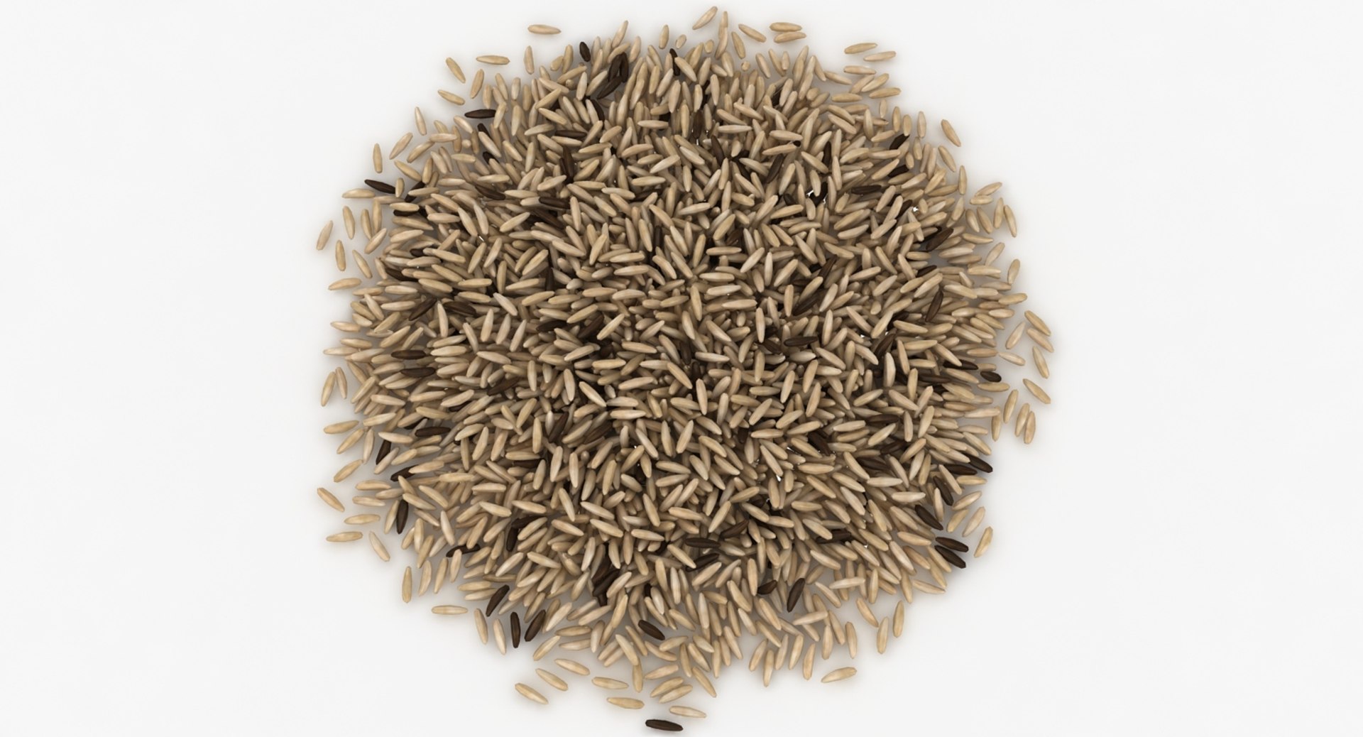 3D Realistic Brown Rice 3 - TurboSquid 1170719