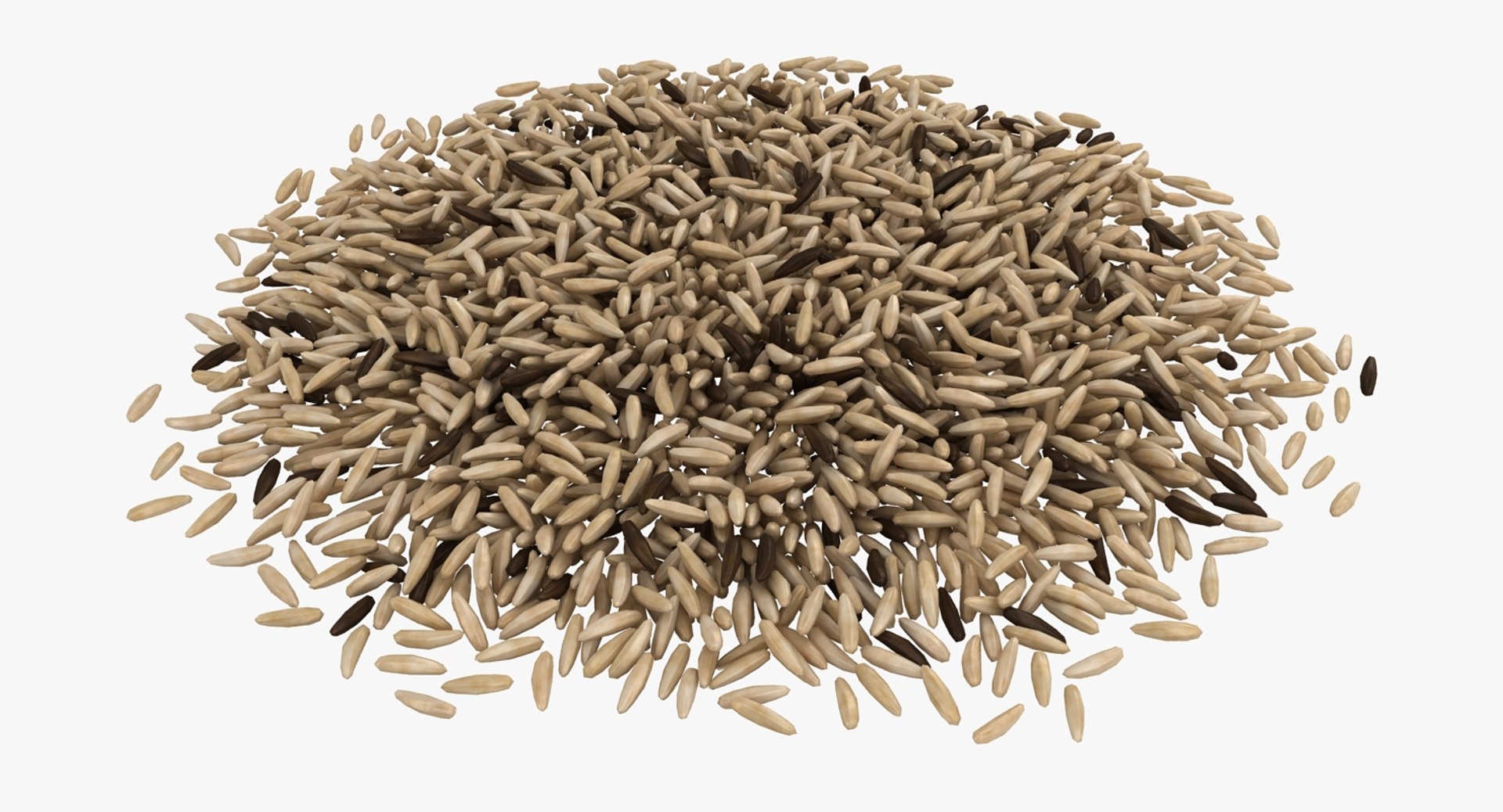 3D Realistic Brown Rice 3 - TurboSquid 1170719