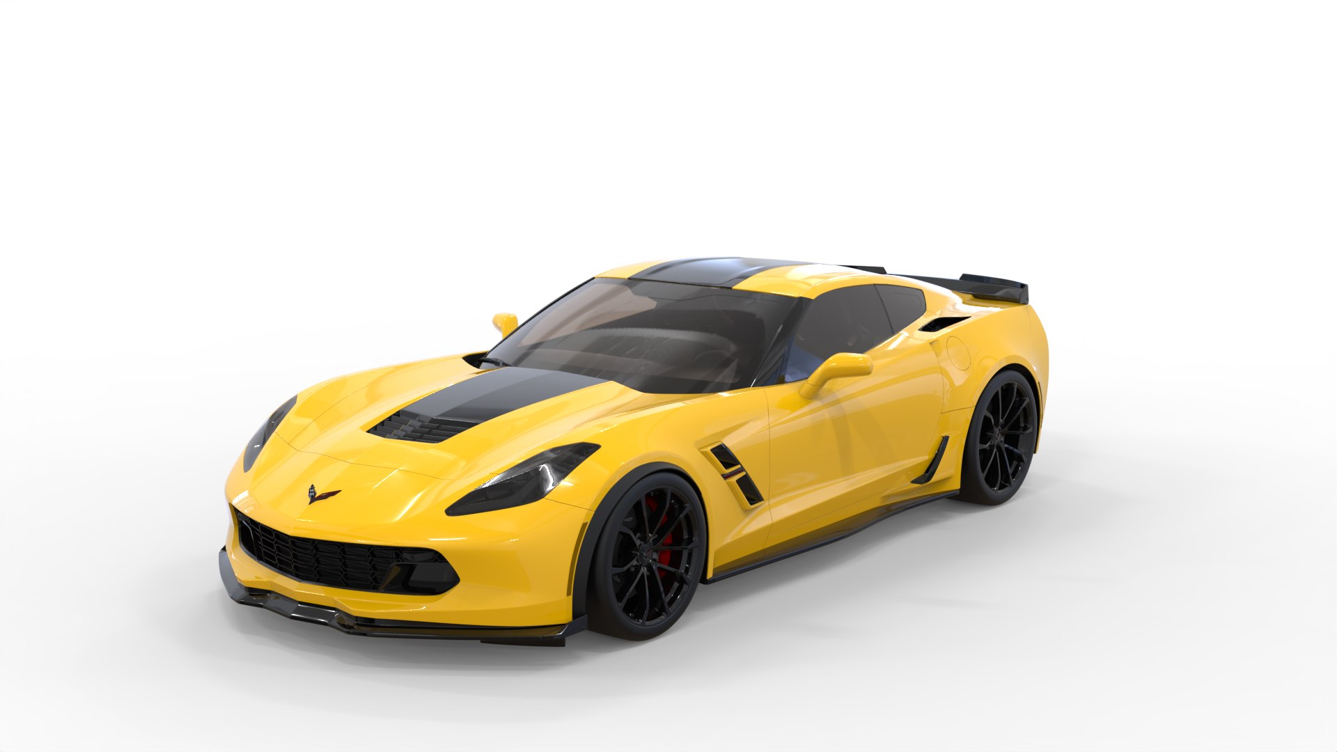 3D Chevrolet Corvette Sport C17 2025 Model - TurboSquid 2360978