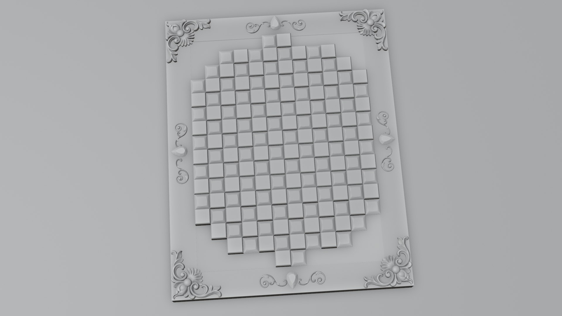 3D Camelot Game Board With Gems - TurboSquid 2387721