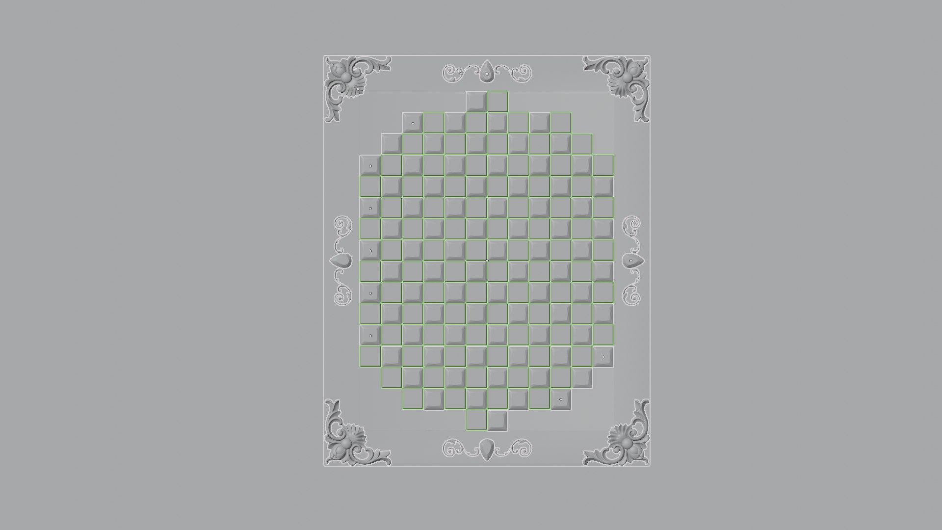 3D Camelot Game Board With Gems - TurboSquid 2387721