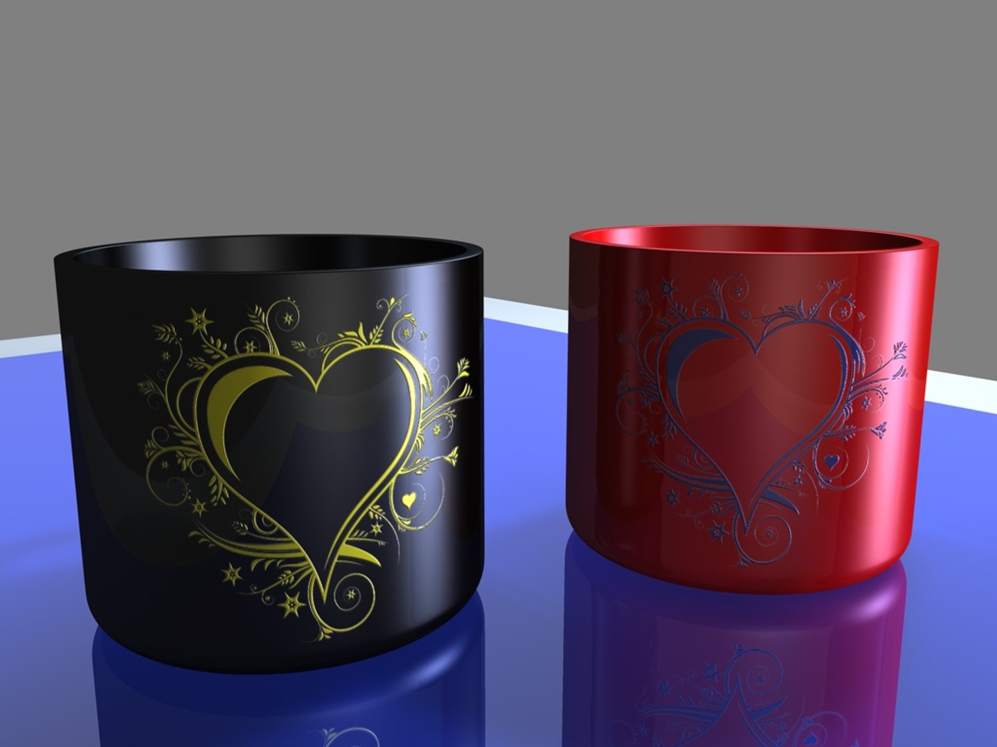 3d Love Cup