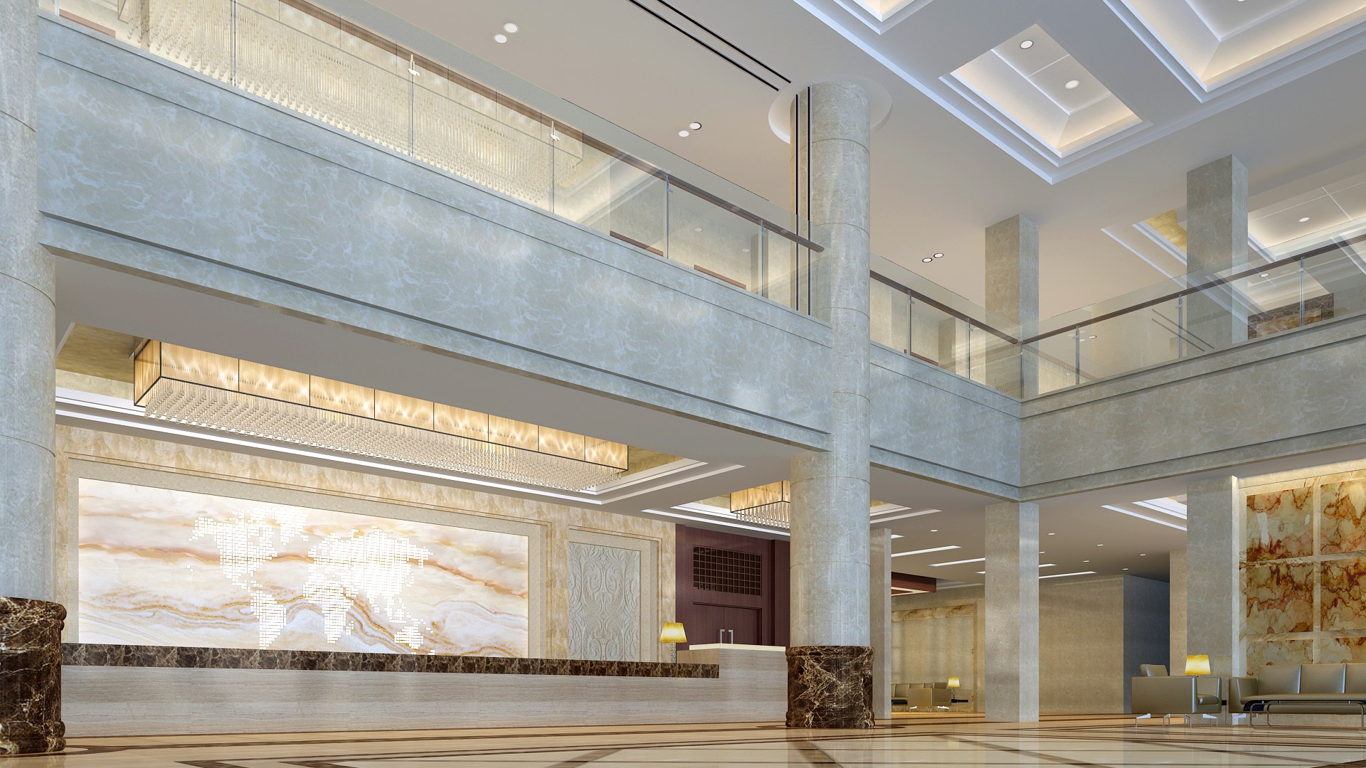 Modern Hall Collection 05 3D - TurboSquid 2123711