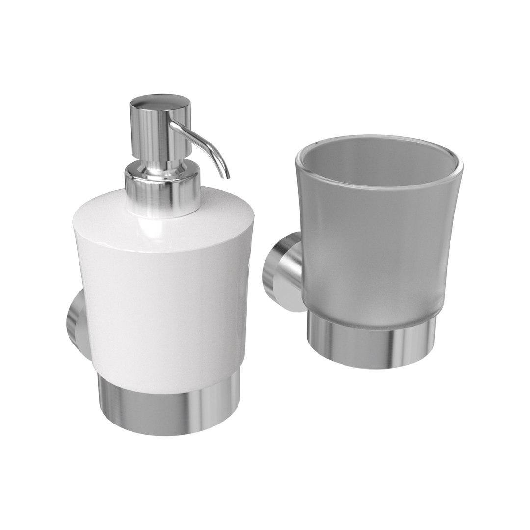 Thg Paris WC Toilet Decor Set Yoko Ice Bathroom 3D Model - TurboSquid ...