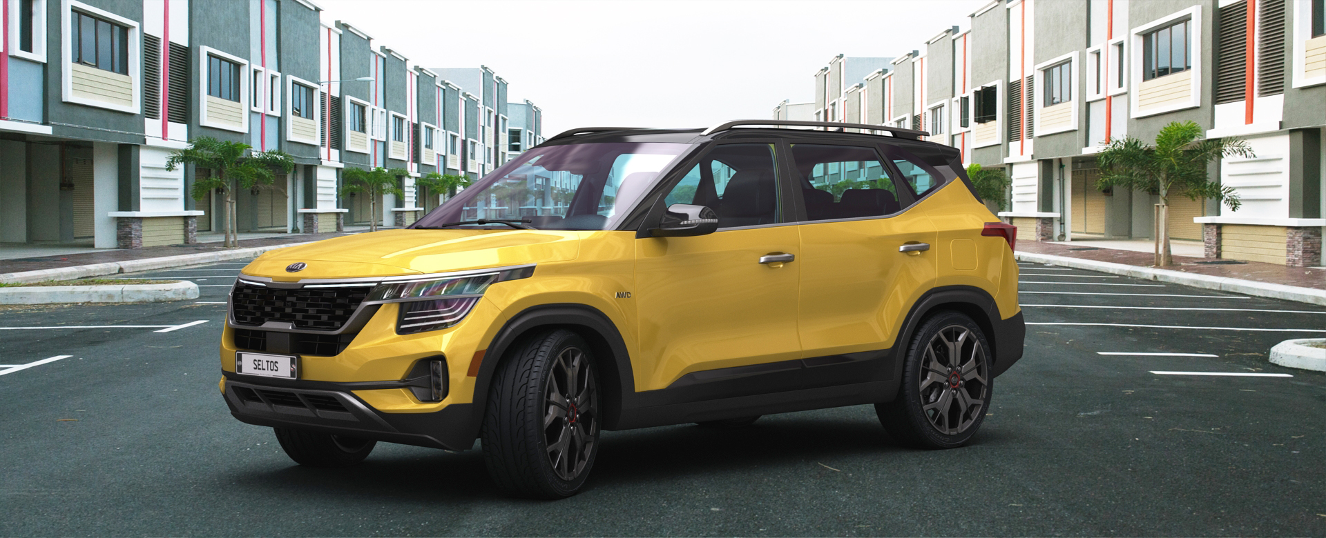 Realistic Kia Seltos 2020 Model - TurboSquid 1580391