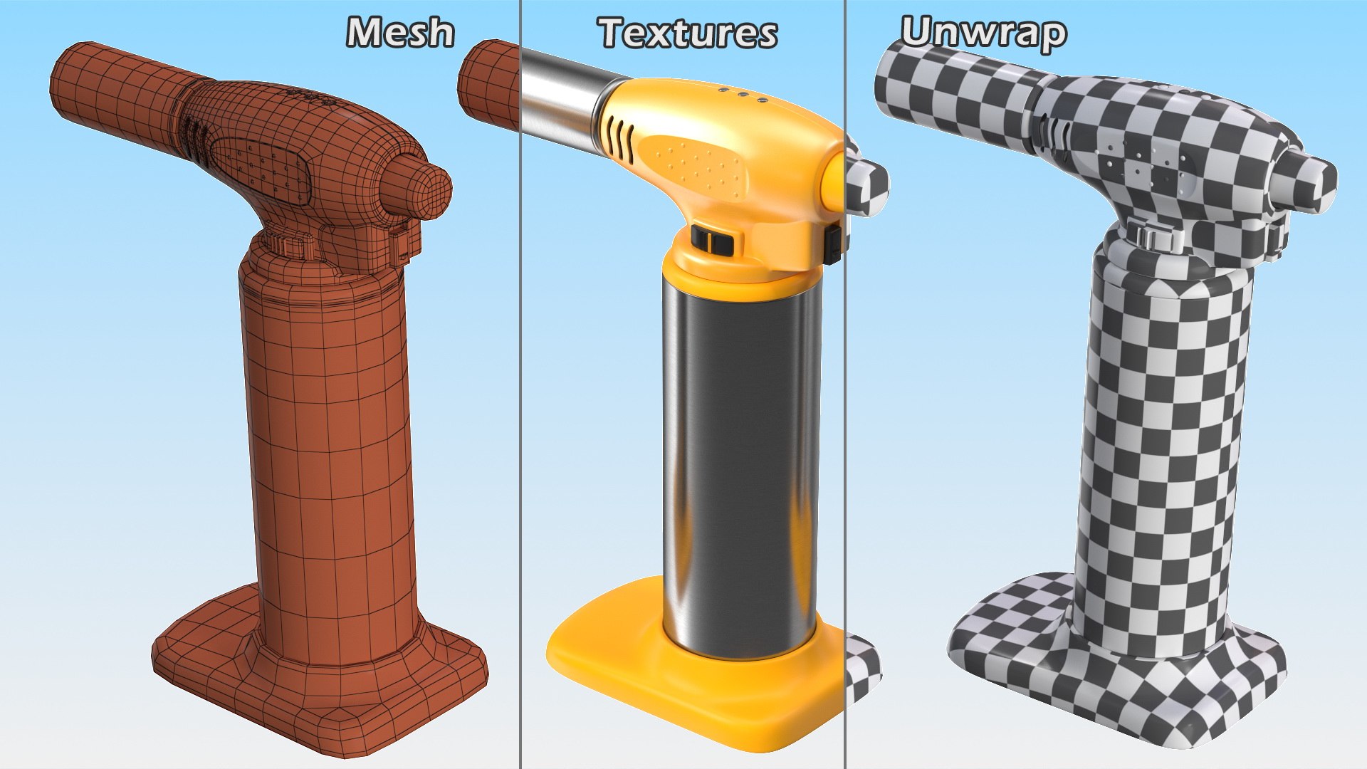 Kitchen Torch Off 3D Model - TurboSquid 1781669