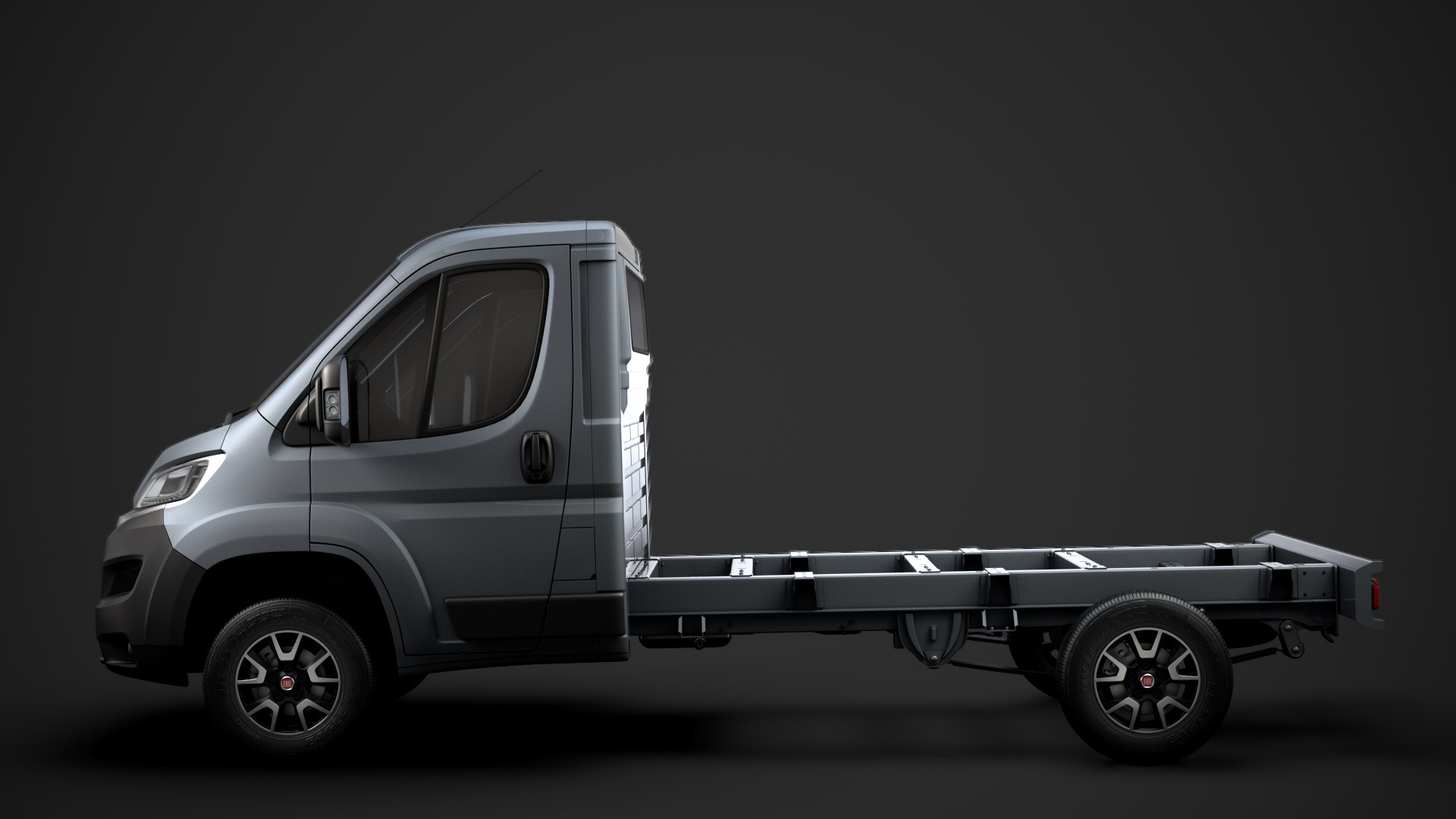 3D fiat ducato chassis truck - TurboSquid 1472390