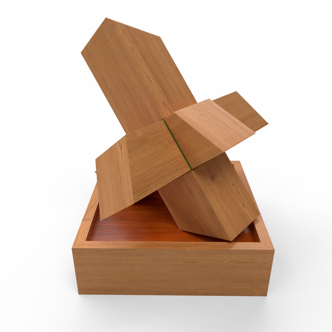 Wood Block Puzzle model - TurboSquid 2172587