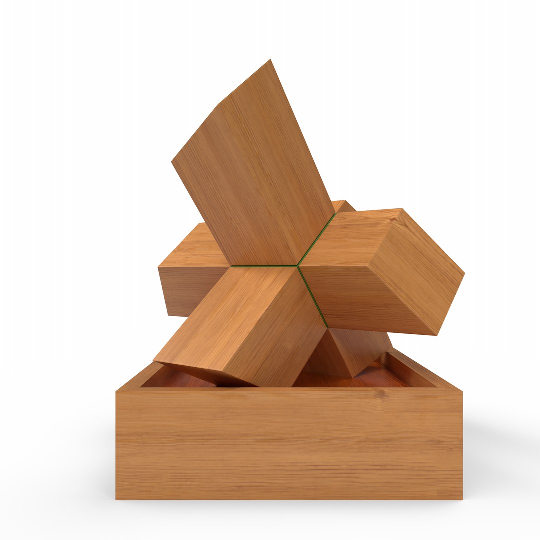 Wood Block Puzzle model - TurboSquid 2172587