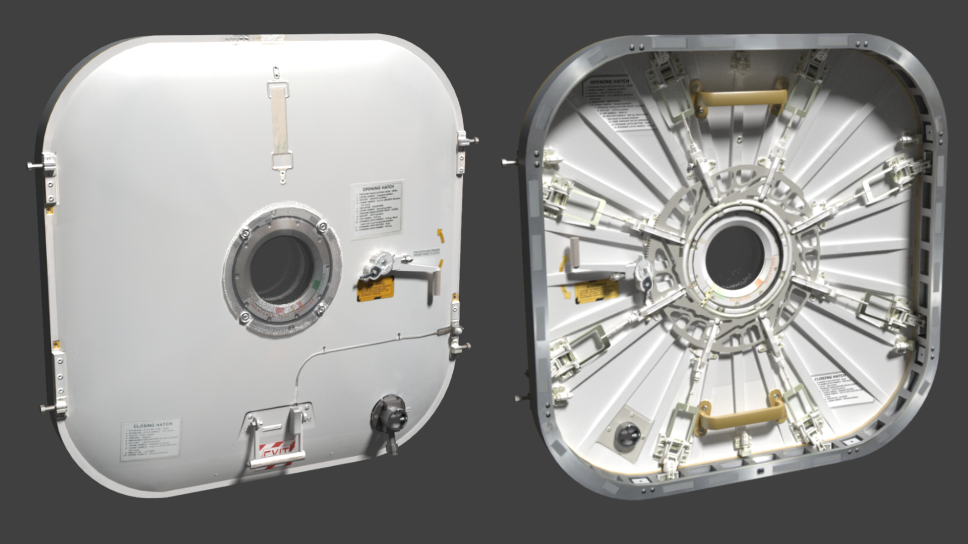3D hatch space station common model - TurboSquid 1713461