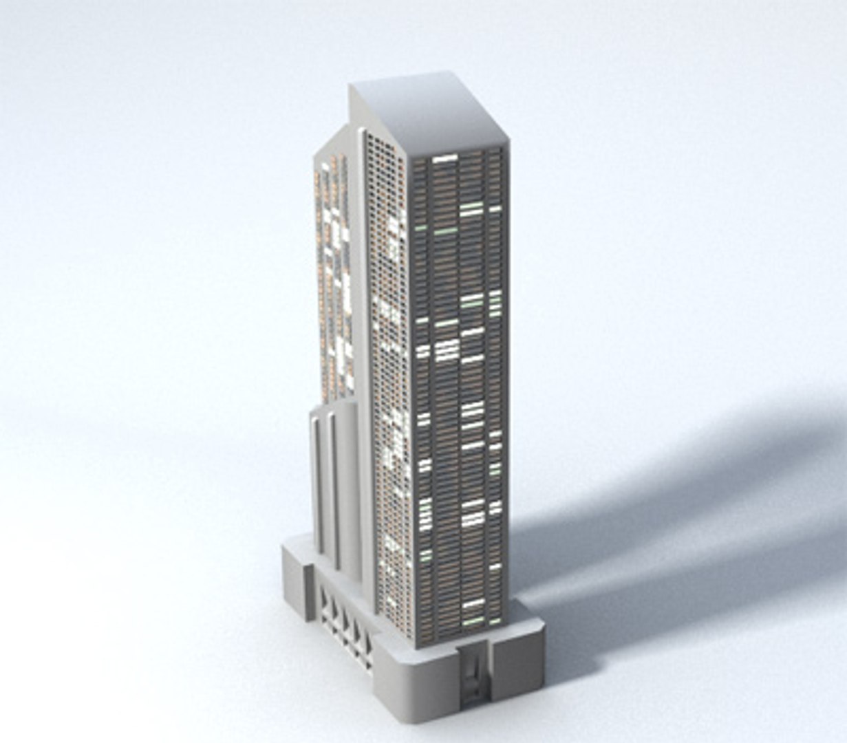 Lightwave Futuristic Building