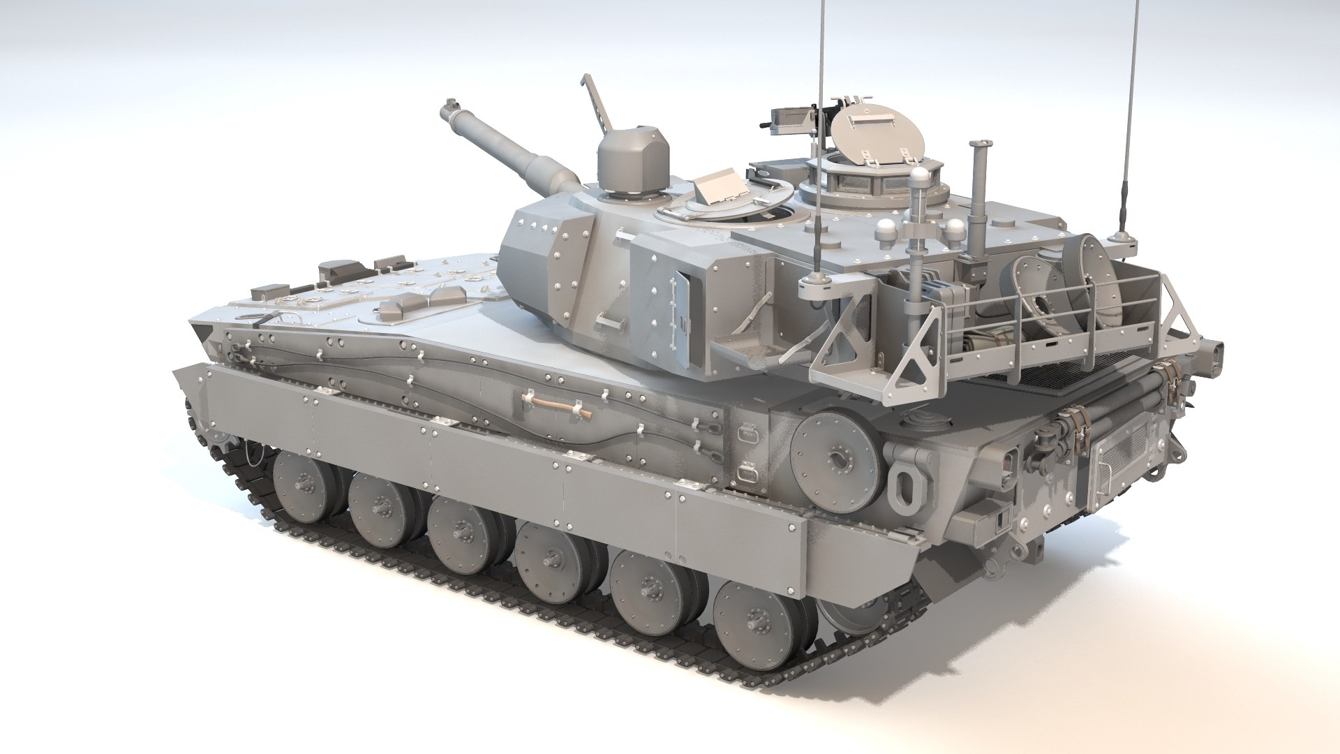 3D M-10 Booker Model - TurboSquid 2305450