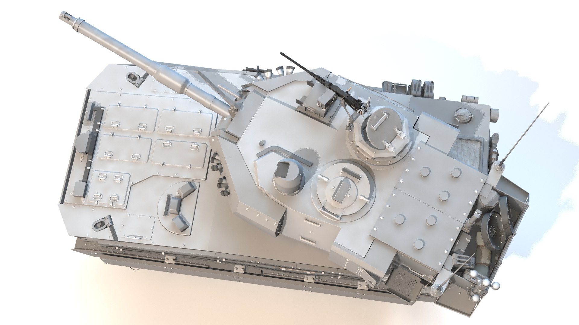 3D M-10 Booker Model - TurboSquid 2305450