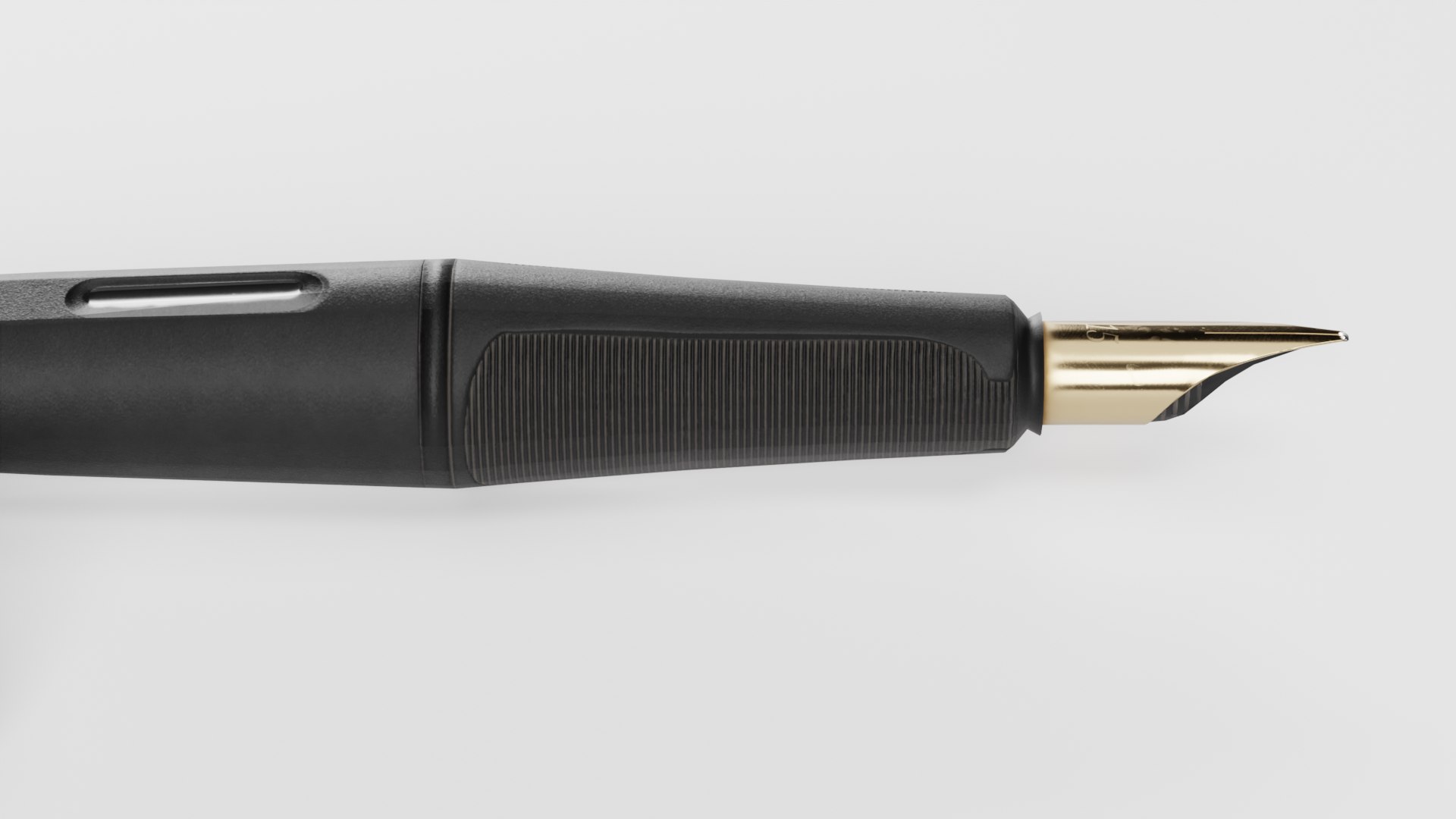 3D Model Calligraphy Fountain Pen - TurboSquid 1649679