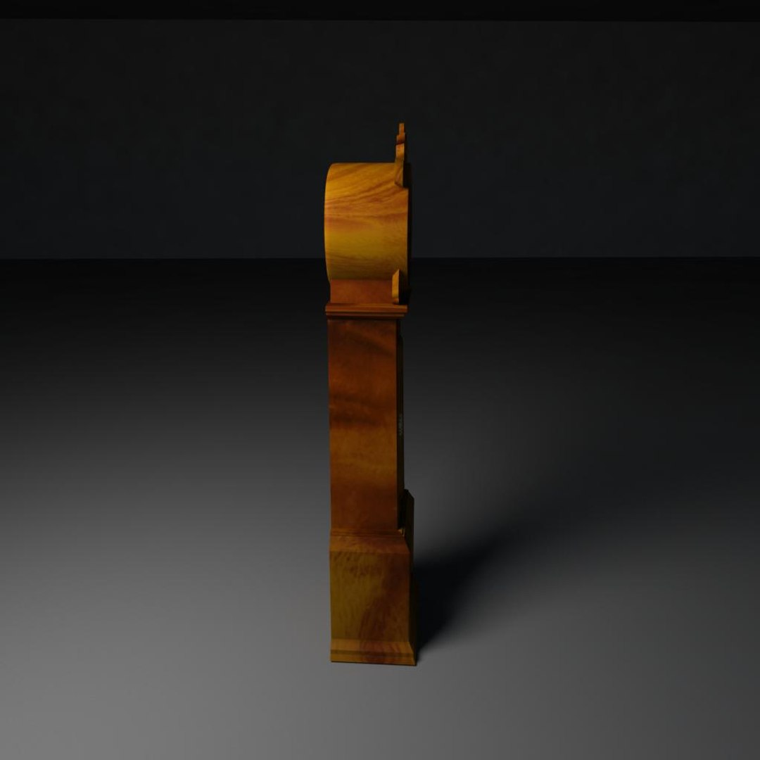 3d Obj Grandfather Clock