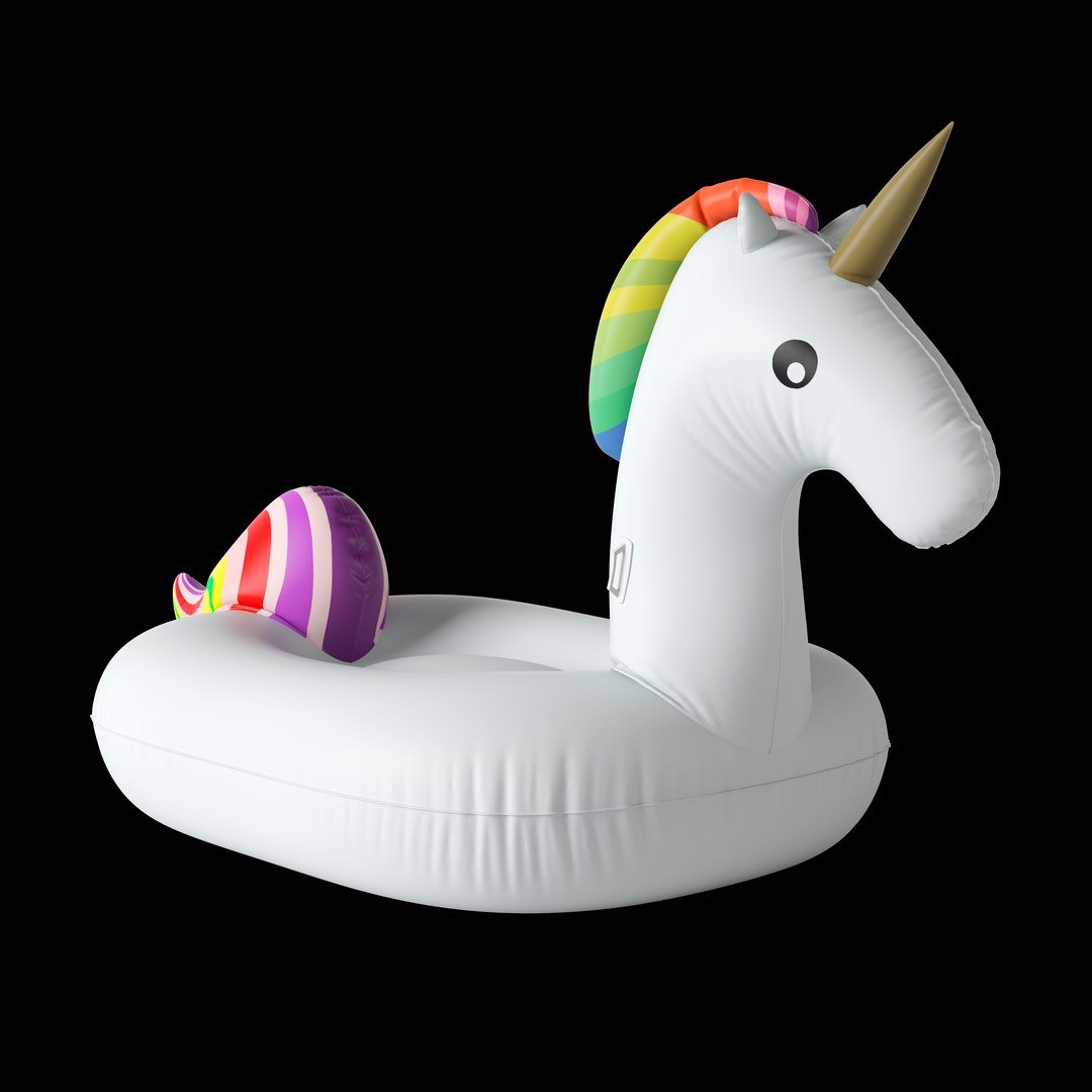 Pool Inflatable Unicorn Model - TurboSquid 1311600
