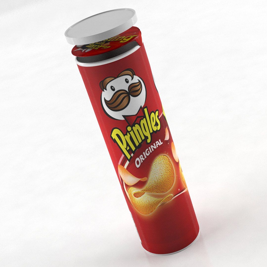 3d Pringles Chips Scanline