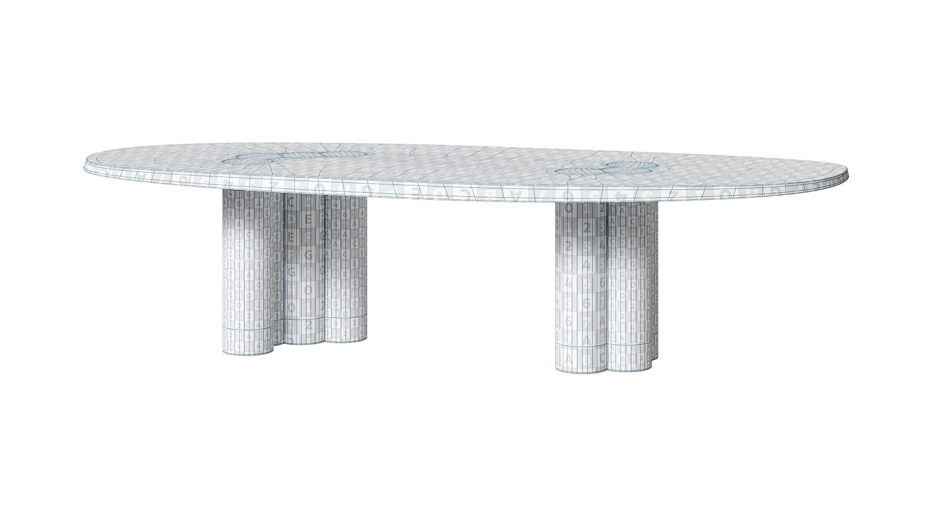 Enne Dining Table Ross 3D Model - TurboSquid 2345629