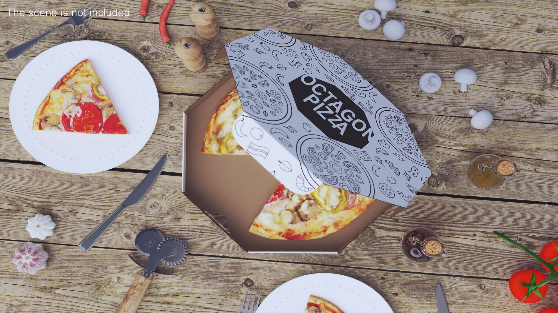 3D Open Pizza Boxes Collection 2 - TurboSquid 2139248