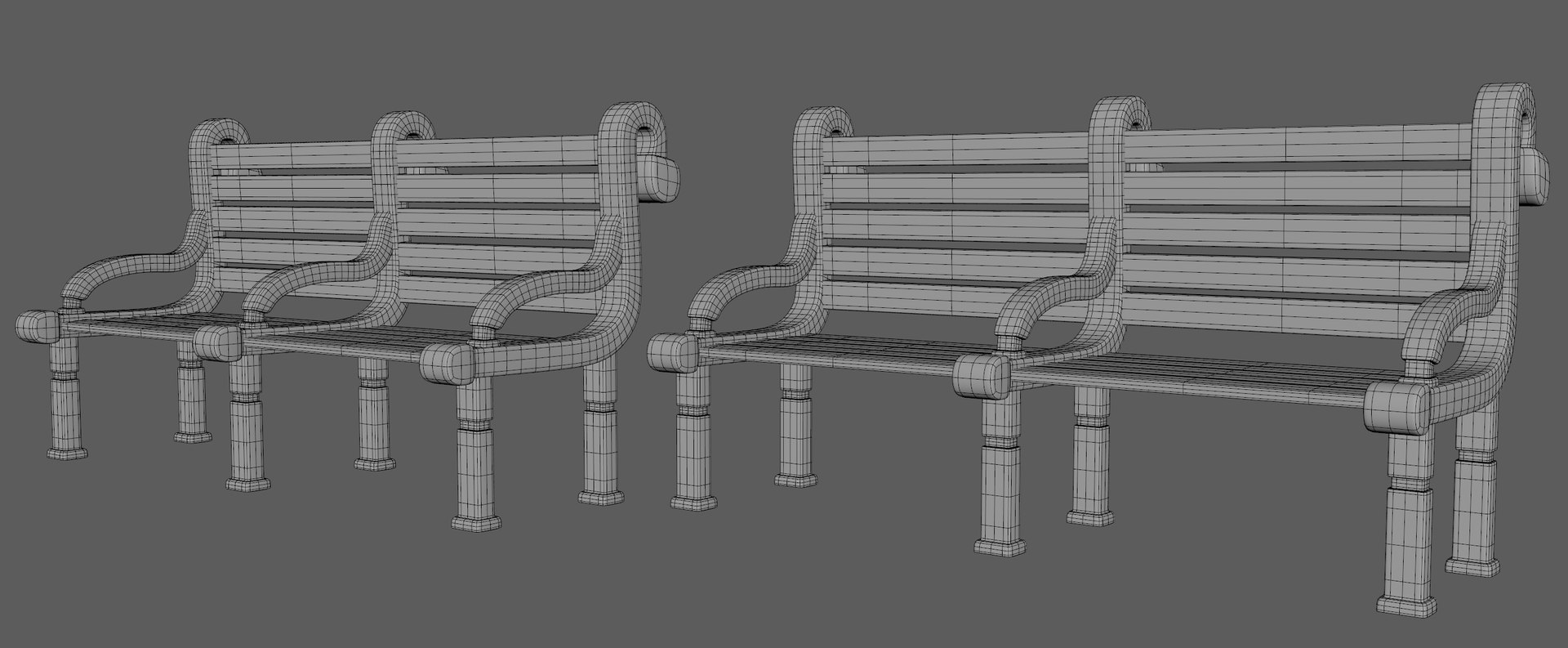 Bench Seat 3D - TurboSquid 1254665
