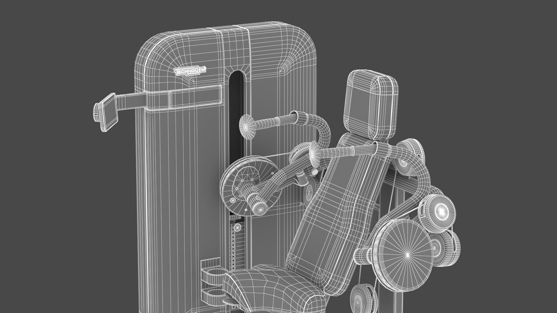 Technogym Selectorized Artis Arm Extension 3D Model - TurboSquid 2465473