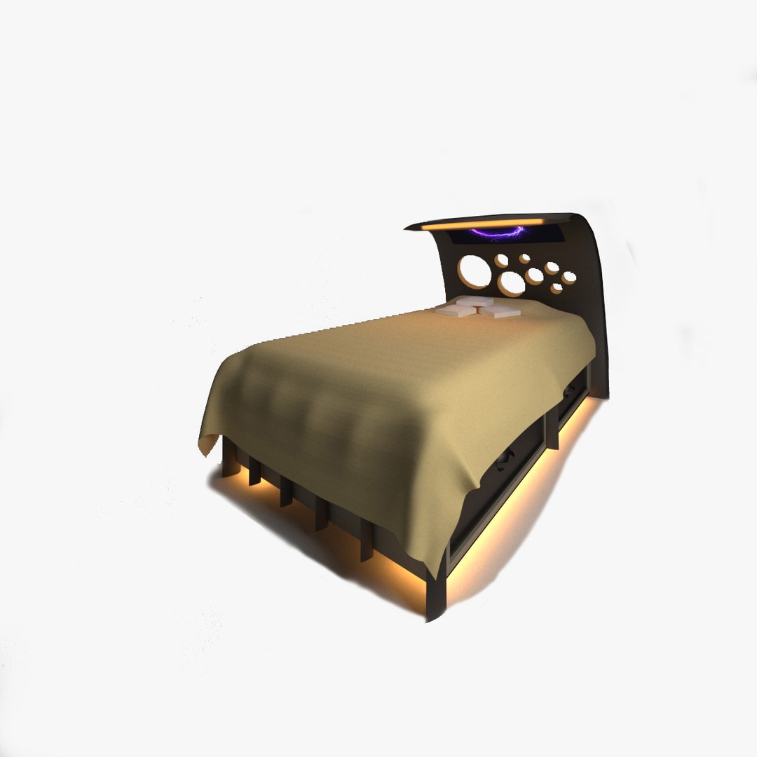 3D Single Bed model - TurboSquid 2060907