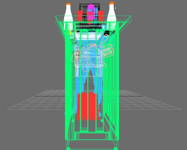 3D Counter cashier model - TurboSquid 2015290