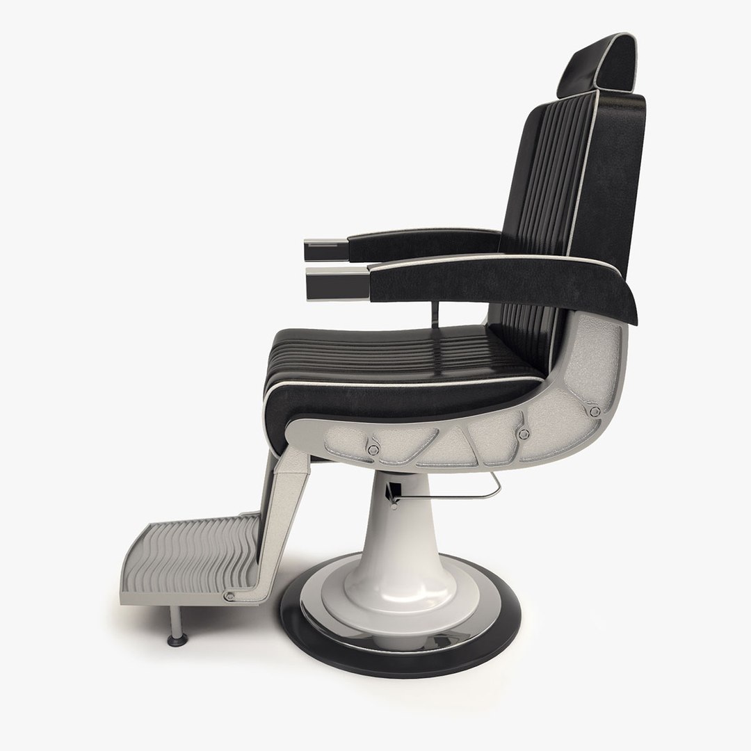 Barber chair 3D model - TurboSquid 1103919