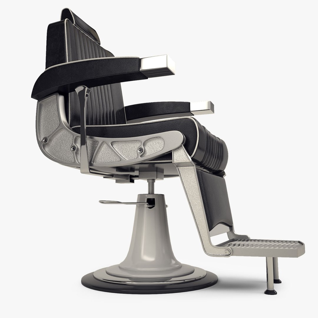 Barber chair 3D model - TurboSquid 1103919