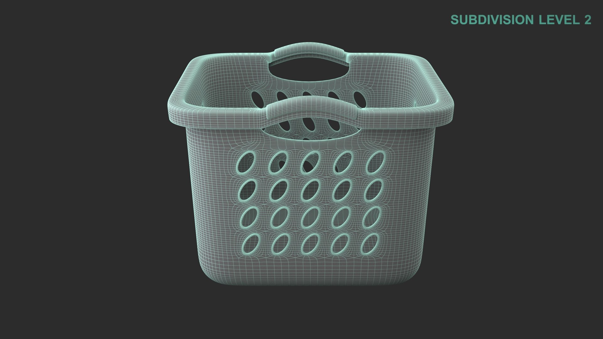 Laundry Basket 3D Model - TurboSquid 1903376