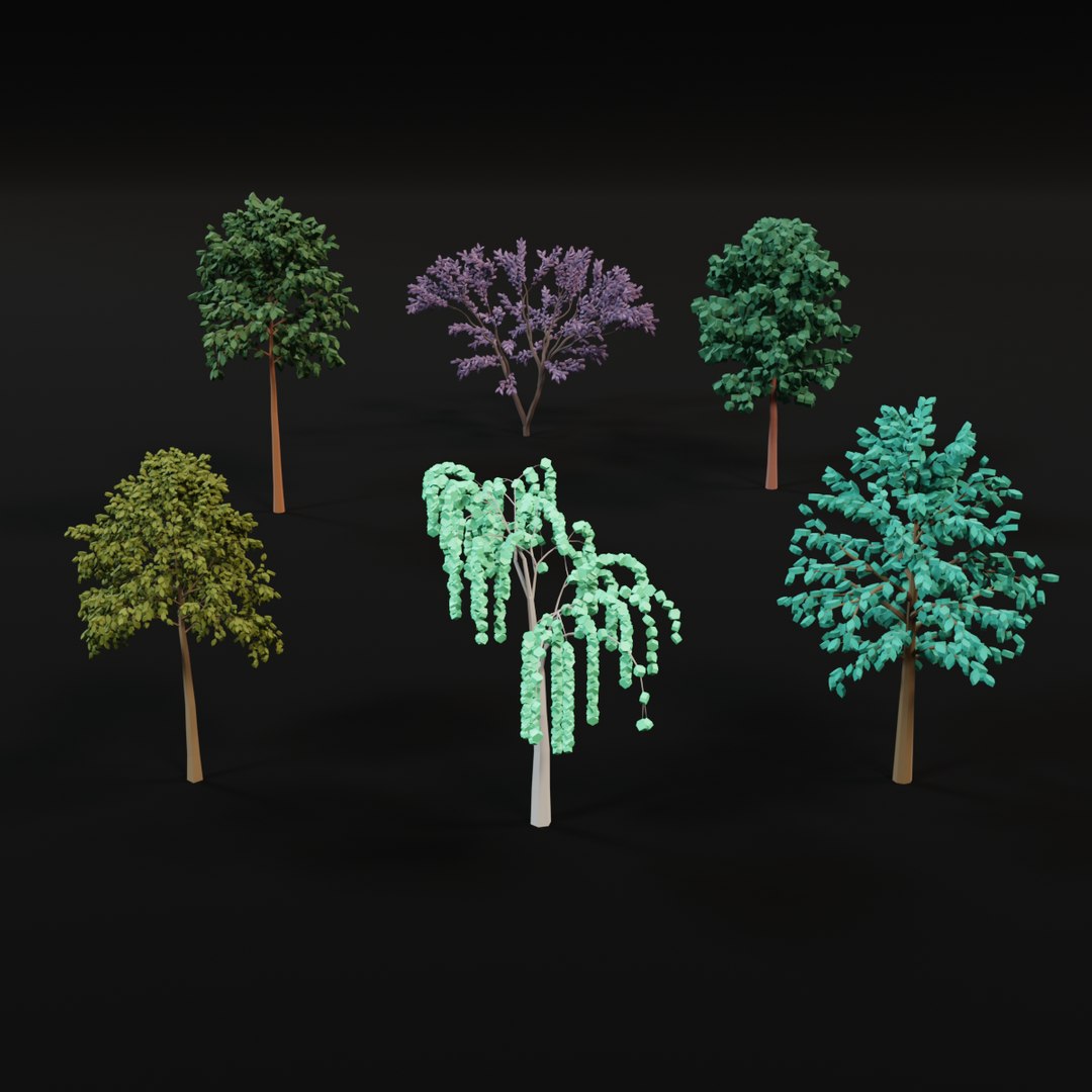 Polygon Trees 3D model - TurboSquid 2094066