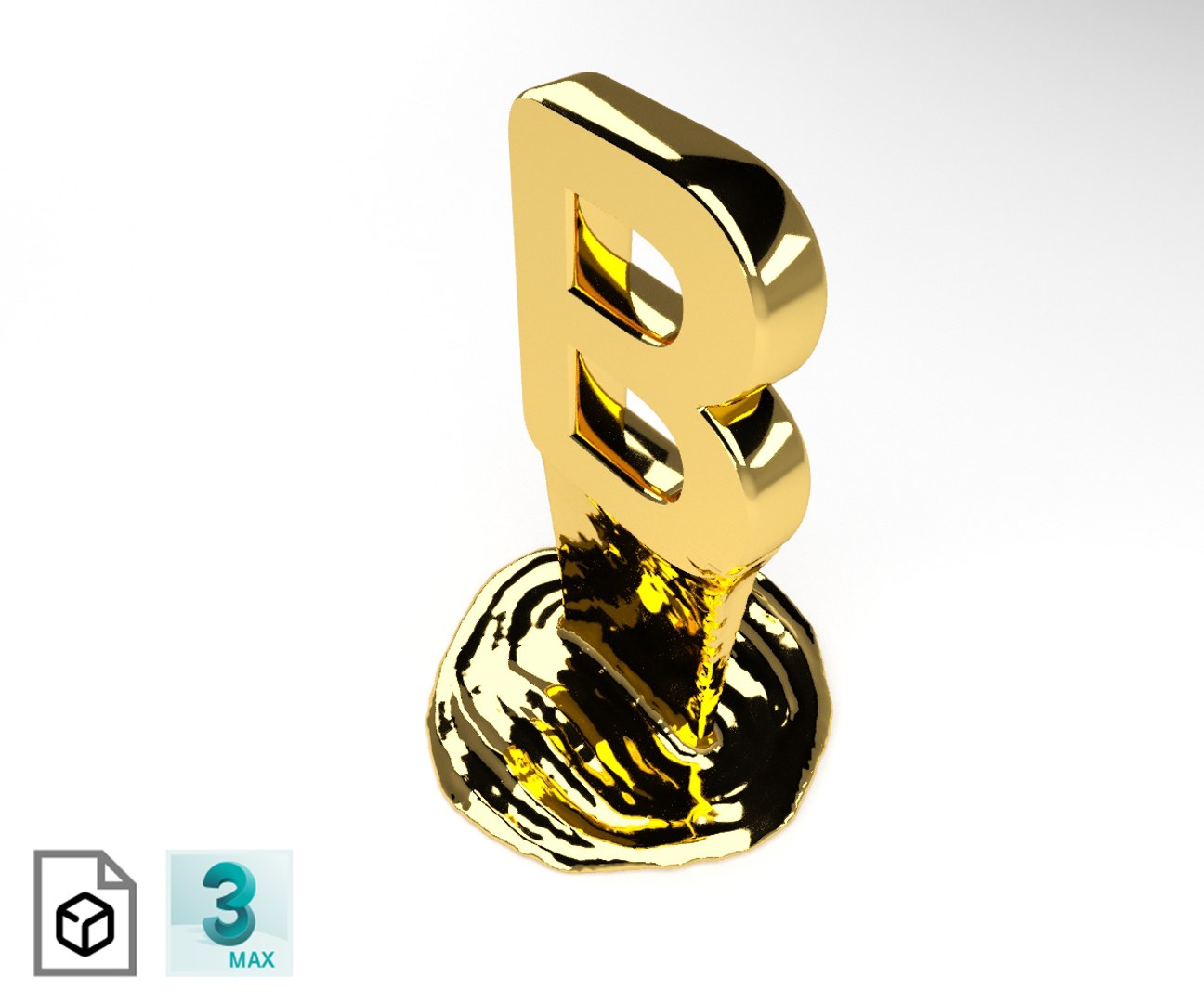 Letter 3D Model - TurboSquid 1408339