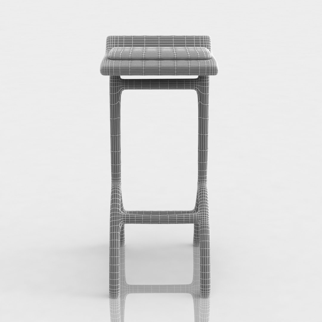 3d Model Of Bar Stool
