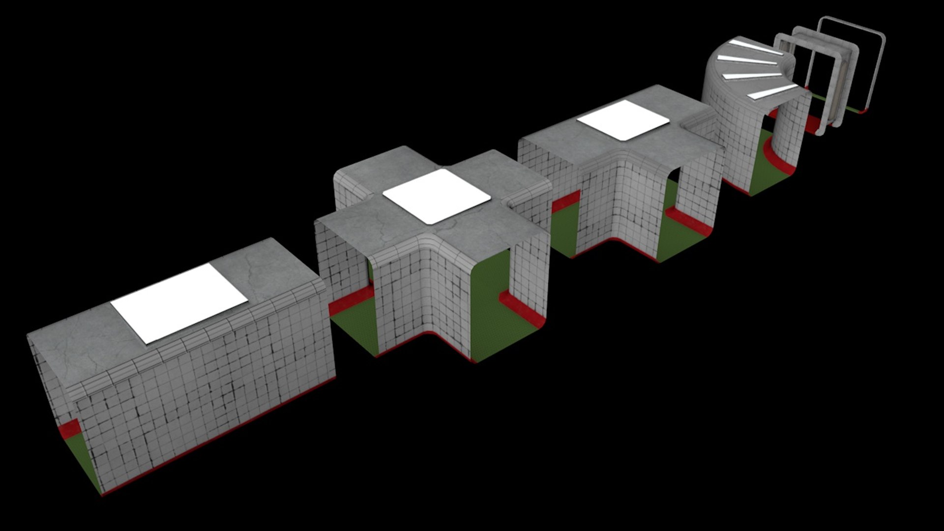 Next-gen Modular Set Games Model - TurboSquid 1468879