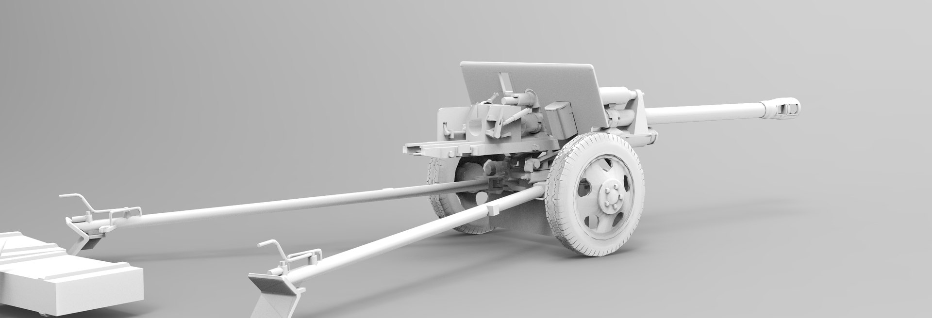 ZIS-3 76MM GUN 3D Model - TurboSquid 1728559
