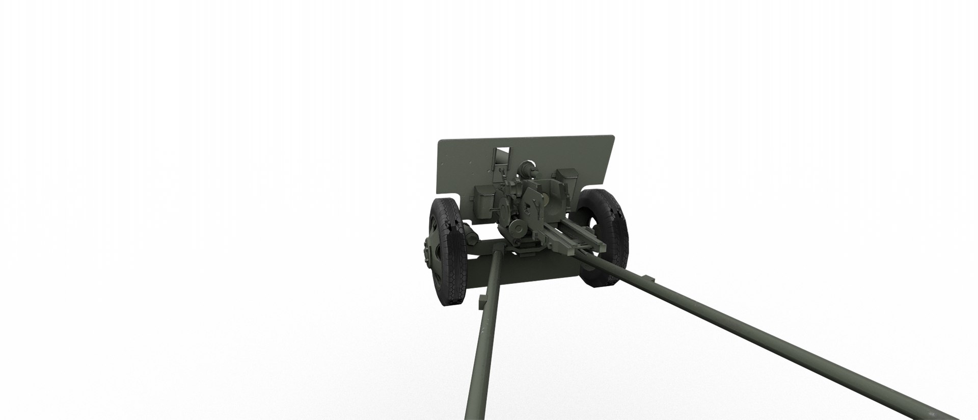 ZIS-3 76MM GUN 3D Model - TurboSquid 1728559