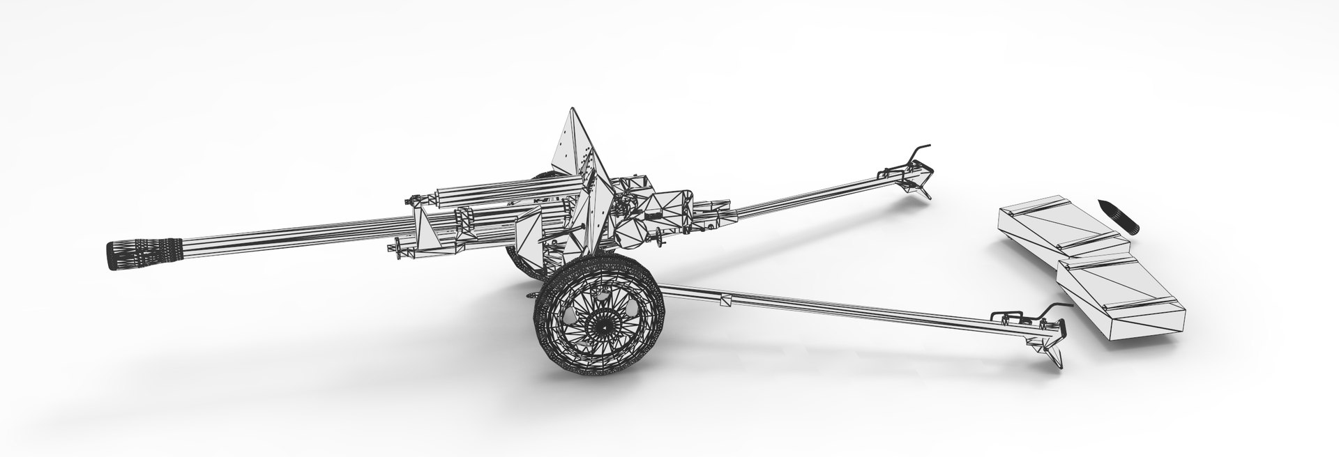 ZIS-3 76MM GUN 3D Model - TurboSquid 1728559
